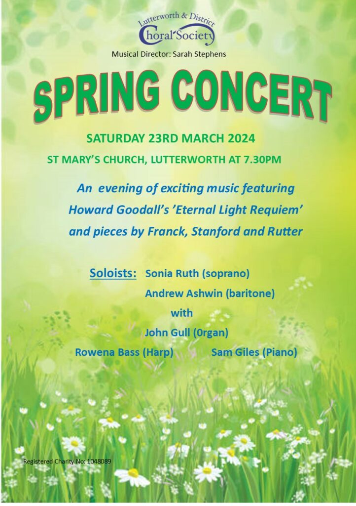 Spring Concert - Lutterworth Choral Society
